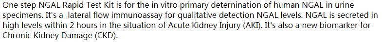One Step NGAL Rapid Test Kit Manufacturers & Suppliers - China ...